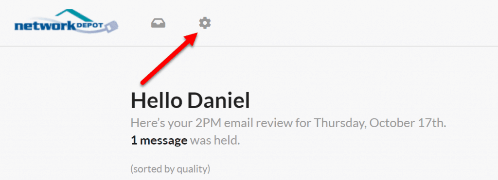 Controlling Notification Emails From Mailprotector | Virtual Administrator